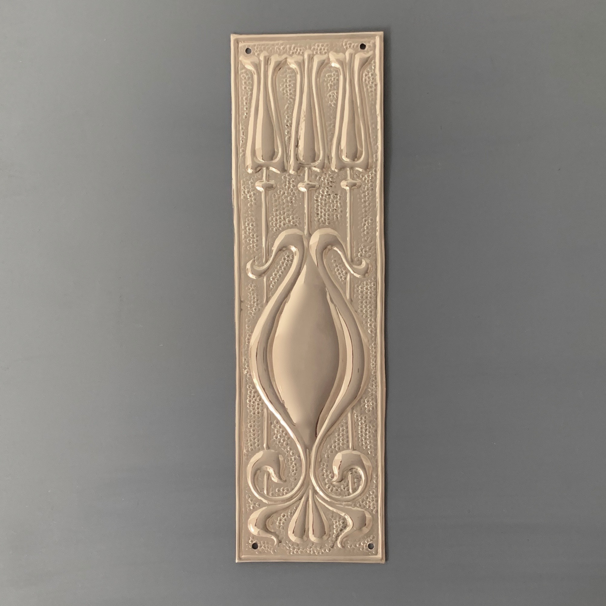 Art Nouveau Rococo Finger Plate – Period Home Fittings