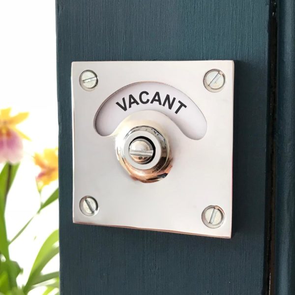 Belsten Chrome Vacant Engaged Door Lock Indicator Bolt - Period Home ...